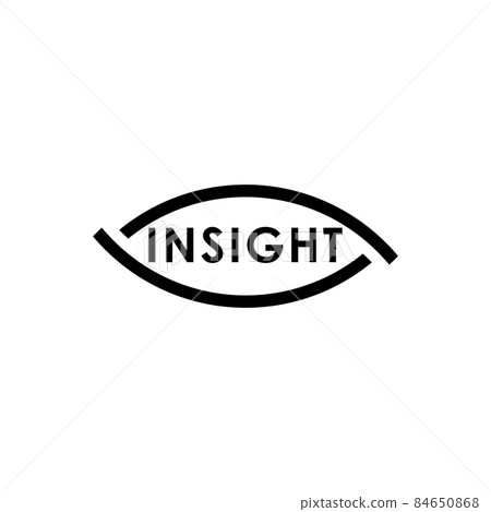 simple eye with letter insight logo symbol icon... - Stock Illustration ...