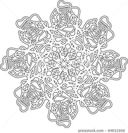 玫瑰花邊圖案-插圖素材 [84652848] - PIXTA圖庫