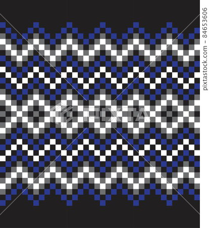 Christmas Fair Isle Seamless Pattern Background - Stock Illustration ...