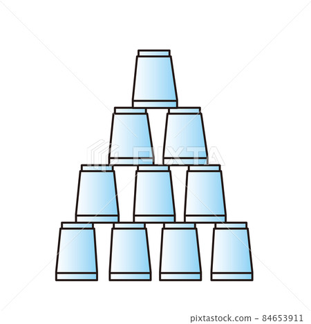 Plastic cup for sport stacking - Stock Illustration [84653911] - PIXTA