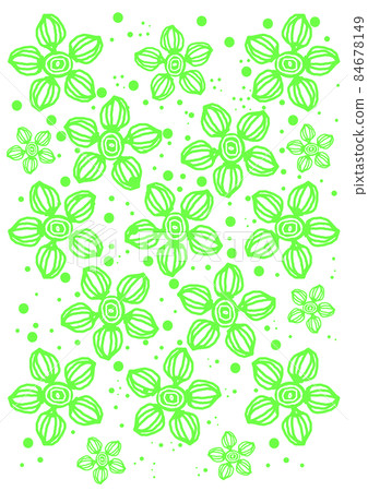 請用於信封和圖案。花卉插圖背景-插圖素材 [84678149] - PIXTA圖庫