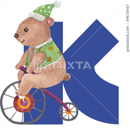 Colorful alphabet A-Z circus funfair and... - Stock Illustration ...