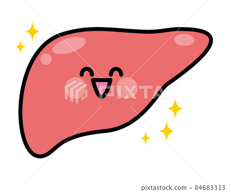 Liver character smile - Stock Illustration [84683313] - PIXTA