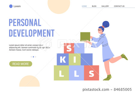 Personal growth, self development, education... - Stock Illustration ...