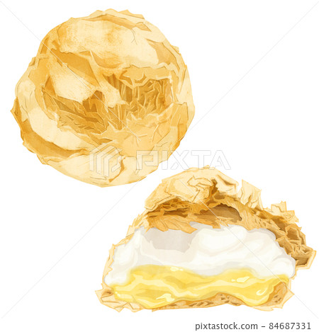 Hand drawn watercolor style illustration of... - Stock Illustration ...