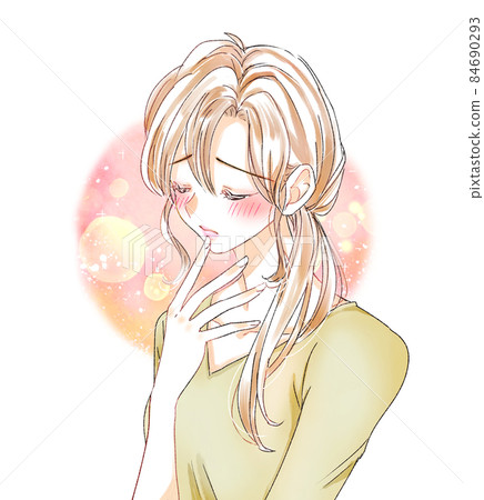 戀愛中的女人-插圖素材 [84690293] - PIXTA圖庫