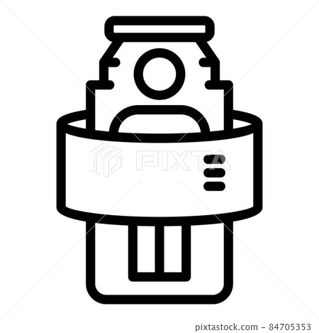 Body CT scan icon, outline style - Stock Illustration [84705353] - PIXTA