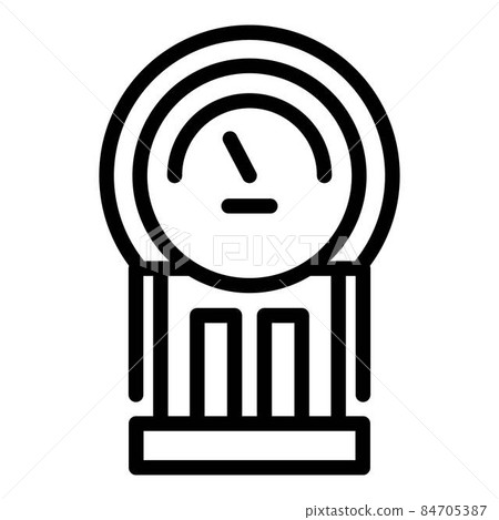 Electric meter icon, outline style - Stock Illustration [84705387] - PIXTA