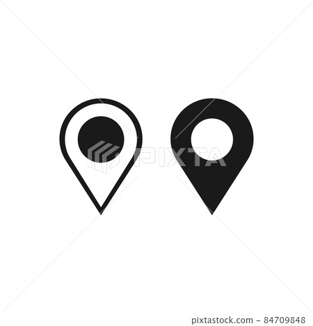 Set of black and white check mark buttons in ... - Stock Illustration ...