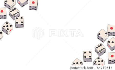 Dice frame - Stock Illustration [84710617] - PIXTA