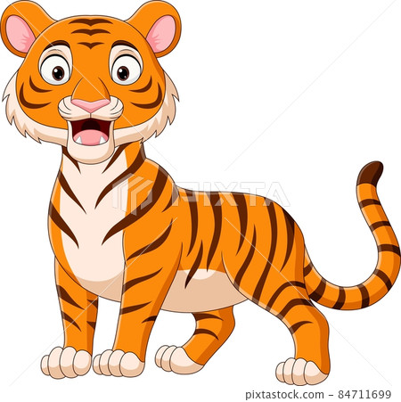 Cartoon Tiger Roaring