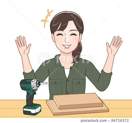 DIY hobby woman - Stock Illustration [84716372] - PIXTA
