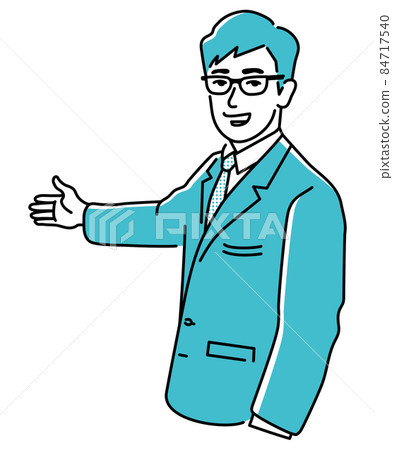 Business person to guide - Stock Illustration [84717540] - PIXTA