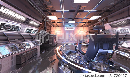 Scenery inside the spacecraft - Stock Illustration [84720427] - PIXTA