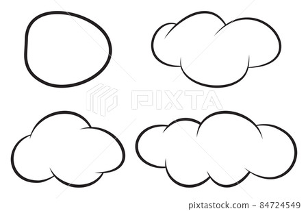 Cartoon Various Animals Dung Set outline - Stock Illustration [84724549 ...