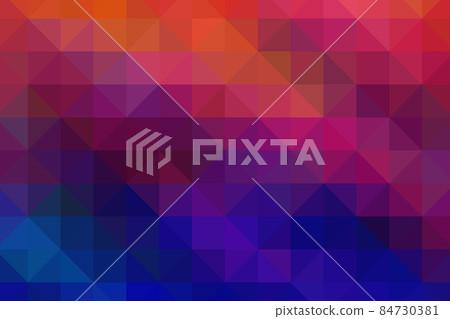 Triangular pixelation. Multi-colored pixel... - Stock Illustration ...