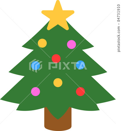 Christmas tree simple - Stock Illustration [84731910] - PIXTA