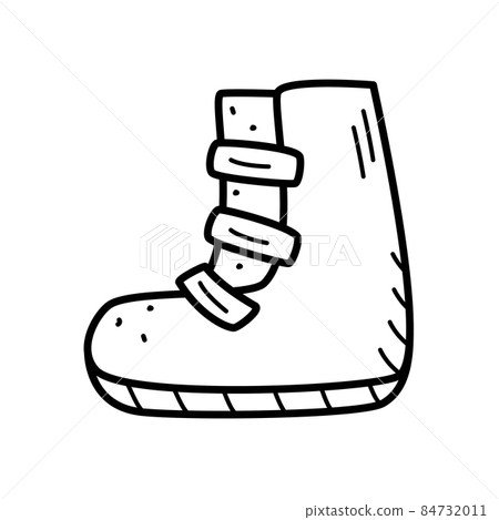 Snowboard boots icon, vector doodle element,...-插圖素材 [84732011] - PIXTA圖庫
