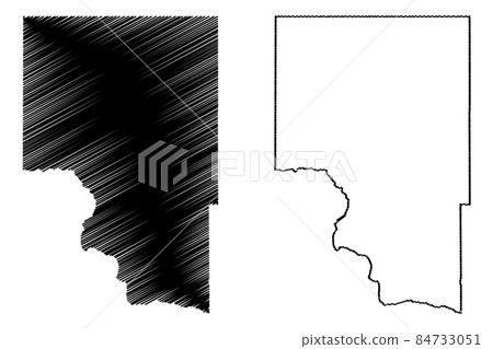 Gooding County, Idaho (U.S. county, United... - Stock Illustration ...