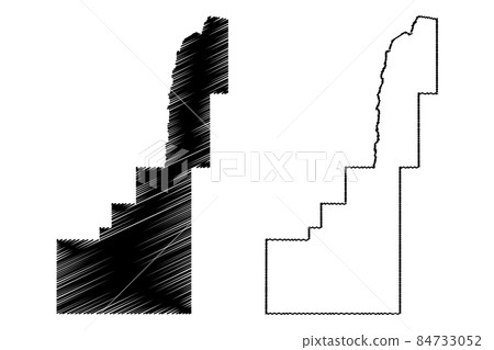 Gem County, Idaho (U.S. county, United States... - Stock Illustration ...
