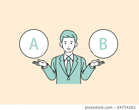 Proposal Selection Select Businessman Office... - Stock Illustration ...