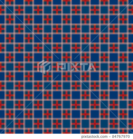 Geometric pattern checkered pattern - Stock Illustration [84767970] - PIXTA