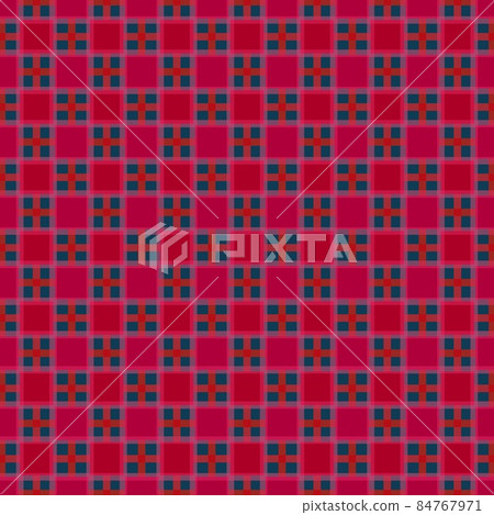 Geometric pattern checkered pattern - Stock Illustration [84767971] - PIXTA