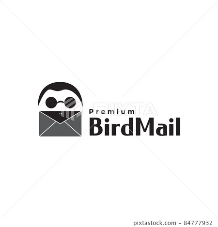 bird with mail logo symbol icon vector graphic... - Stock Illustration ...