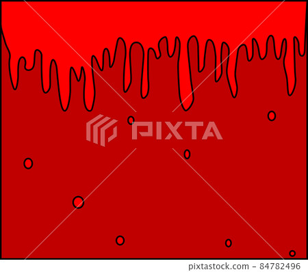 Fearful blood dripping from the ceiling - Stock Illustration [84782496 ...