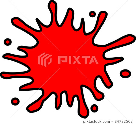Simple blood illustration material - Stock Illustration [84782502] - PIXTA