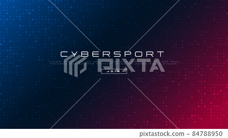 CYBERSPORT banner. Neon colors gradient... - Stock Illustration ...