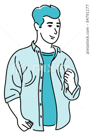 Relieved man - Stock Illustration [84791177] - PIXTA