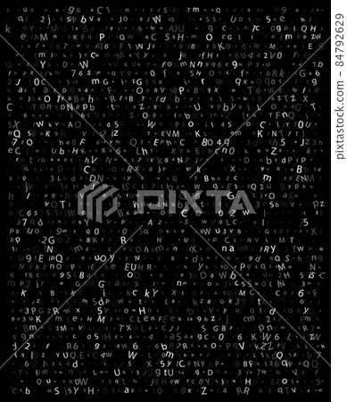 Corrupted source code. vector illustration of... - Stock Illustration ...