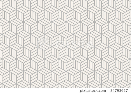 Japanese pattern turtle shell Ajiro pattern gray - Stock Illustration ...