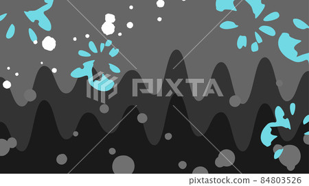 Image of music waveform and popping... - Stock Illustration [84803526 ...