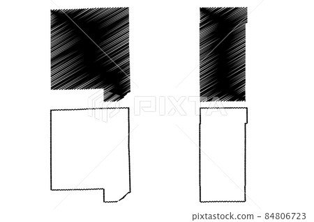 DeKalb and DuPage County, Illinois (U.S.... - Stock Illustration ...