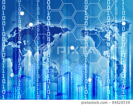 Technology background material - Stock Illustration [84828539] - PIXTA