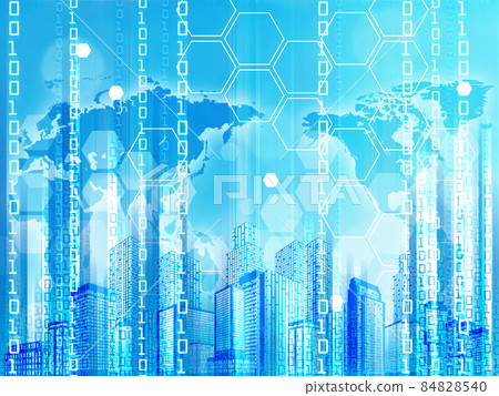 Technology background material - Stock Illustration [84828540] - PIXTA