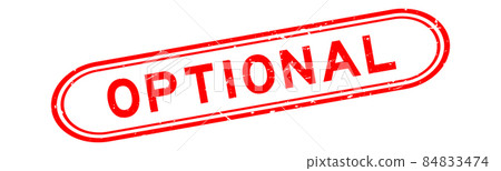 Grunge red optional word rubber seal stamp on... - Stock Illustration ...