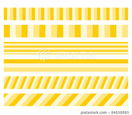 Striped pattern masking tape material - Stock Illustration [84838893 ...