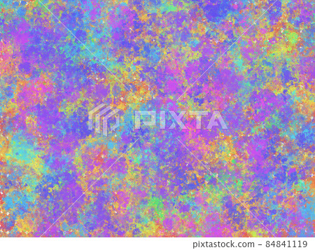 Colorfully painted background - Stock Illustration [84841119] - PIXTA