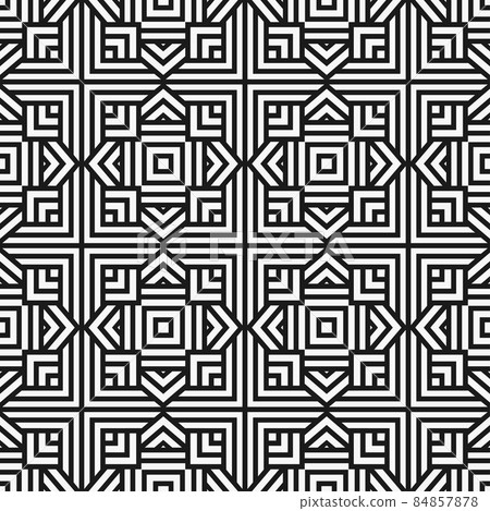 Abstract seamless geometric pattern. - Stock Illustration [84857878 ...