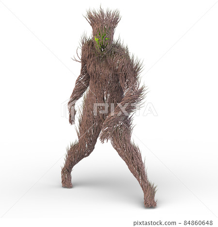 Grass monster - Stock Illustration [84860648] - PIXTA
