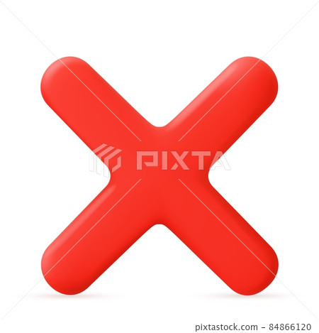 3D Cross sign elements - Stock Illustration [84866120] - PIXTA