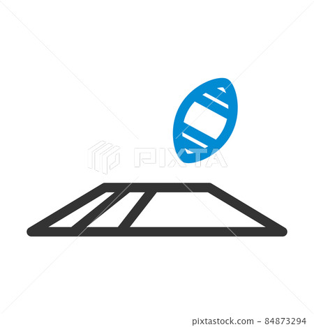 American Football Touchdown Icon - Stock Illustration [84873294] - PIXTA