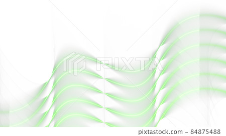 CG laser wavy laser beam - Stock Illustration [84875488] - PIXTA