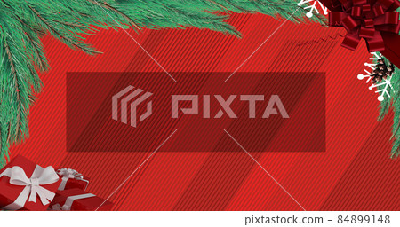Image of christmas greetings in russian over... - Stock Illustration ...