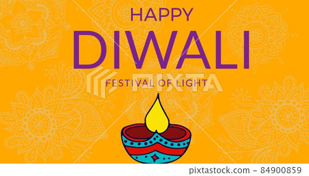 Digital composite image of happy diwali wishes... - Stock Illustration ...