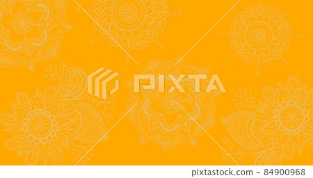 Digital composite of pastel abstract rangoli... - Stock Illustration ...