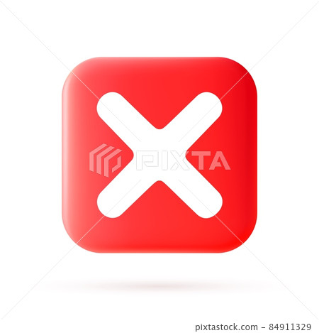 Cancel cross icon - Stock Illustration [84911329] - PIXTA